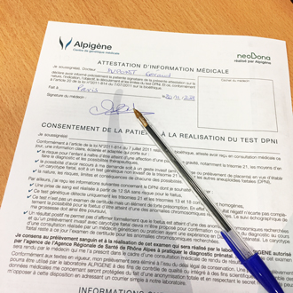 Fiches de consentement – Laboratoire SYNLAB Barla